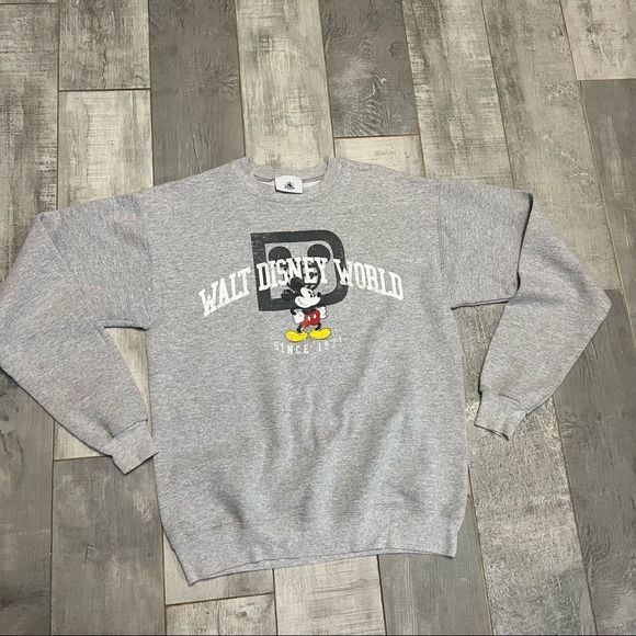 Disney | Sweaters | Vtg9sy2kk Fit Walt Disney World Parks Mickey Mouse ...